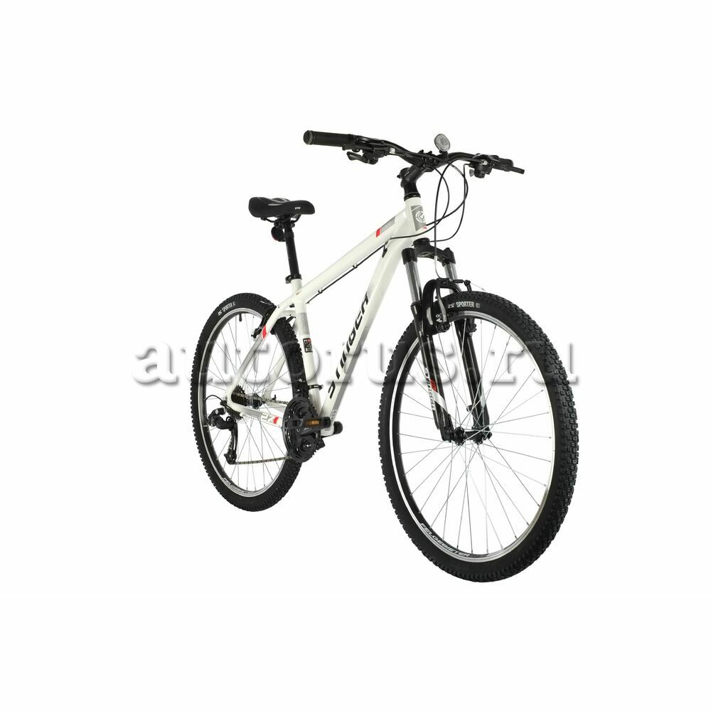 Велосипед 27 горный STINGER Element Std (2021) количество скоростей 21 рама алюминий 18 белый ...