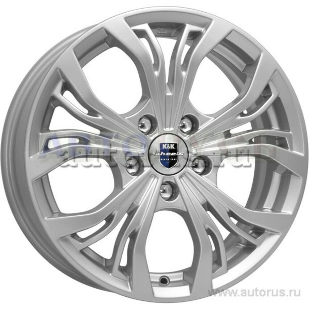Диск литой R17 7J 5x114.3/60.1 ET39 КИК Аламида блэк платинум r66064 ...