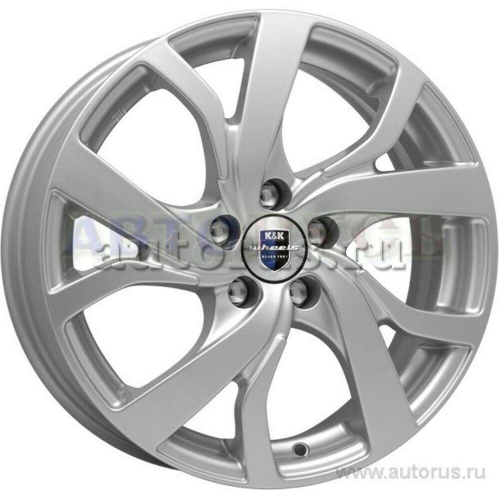 Диск литой R16 6.5J 5x114.3/60.1 ET39 КИК Палермо блэк платинум r22961 ...