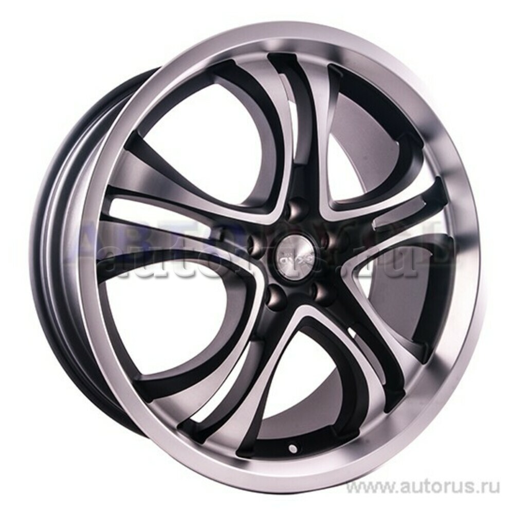 Диск литой R20 9J 5x112/66.6 ET35 СКАД Версаль black matt polished 173 ...