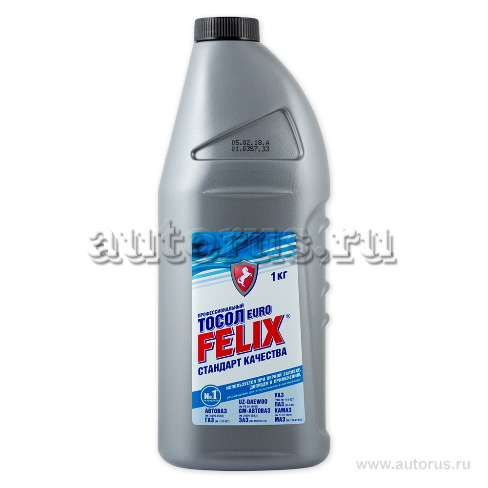 Тосол Felix EURO готовый -35C синий 1 кг 430207014 Felix артикул ...