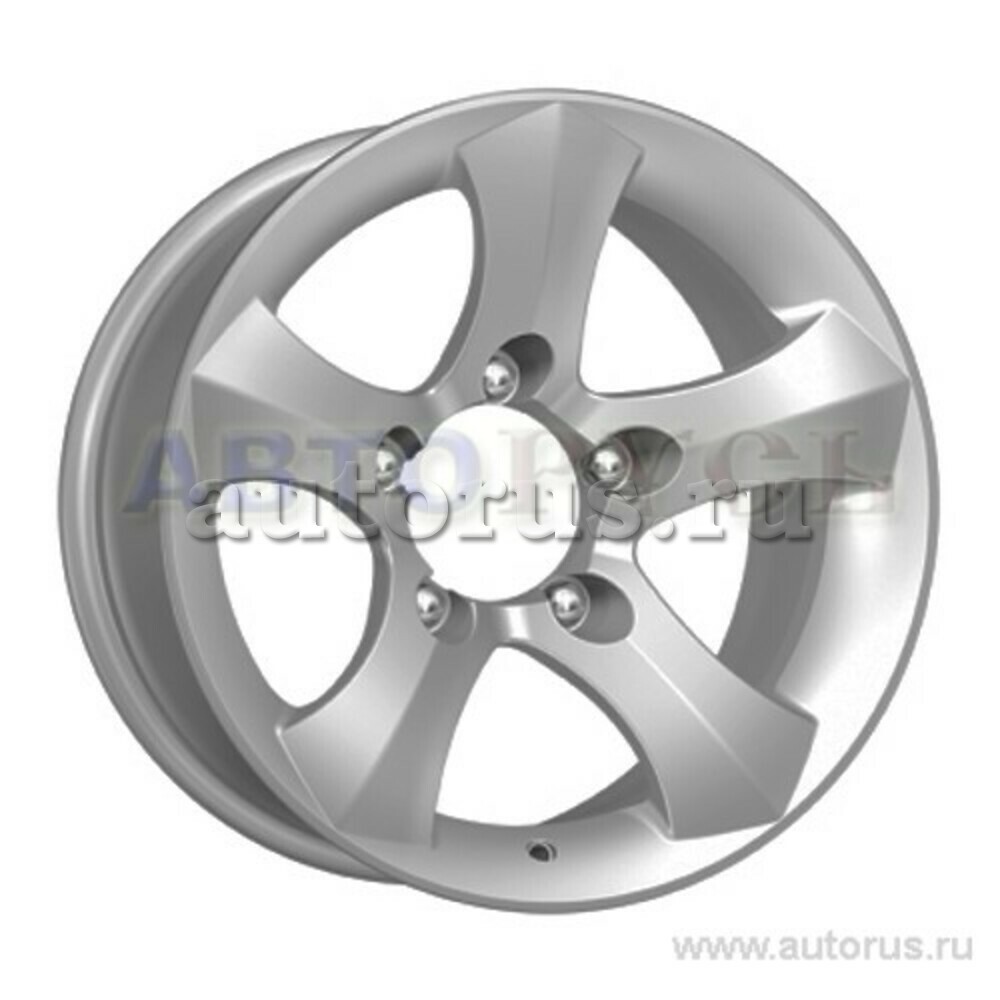 Диск литой R16 8J 5x139.7/110.1 ET-10 КИК Айсберг блэк платинум 38441 ...