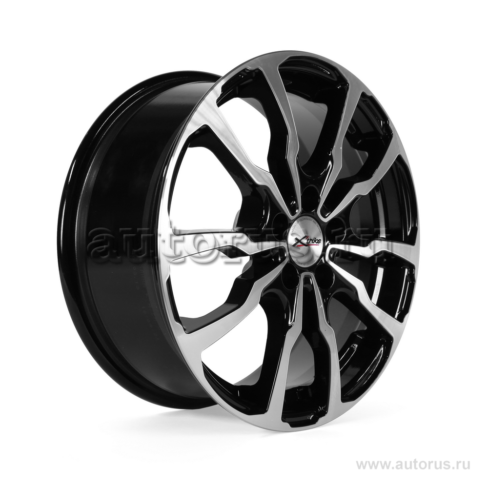 Диск литой R16 6.5J 5x114.3/67.1 ET35 X-trike X-117 BK/FP 28044 X-trike ...