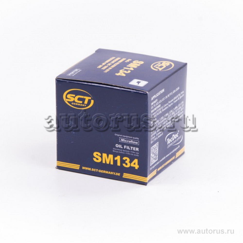 Фильтр масляный NISSAN Qashqai/X-Trail T31 SCT SM134 SCT артикул SM134 ...