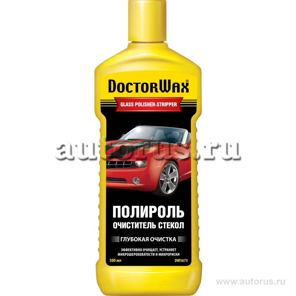 Полирольочиститель стекла DoctorWax 300 мл Doctor Wax DW5673 Doctor Wax ...