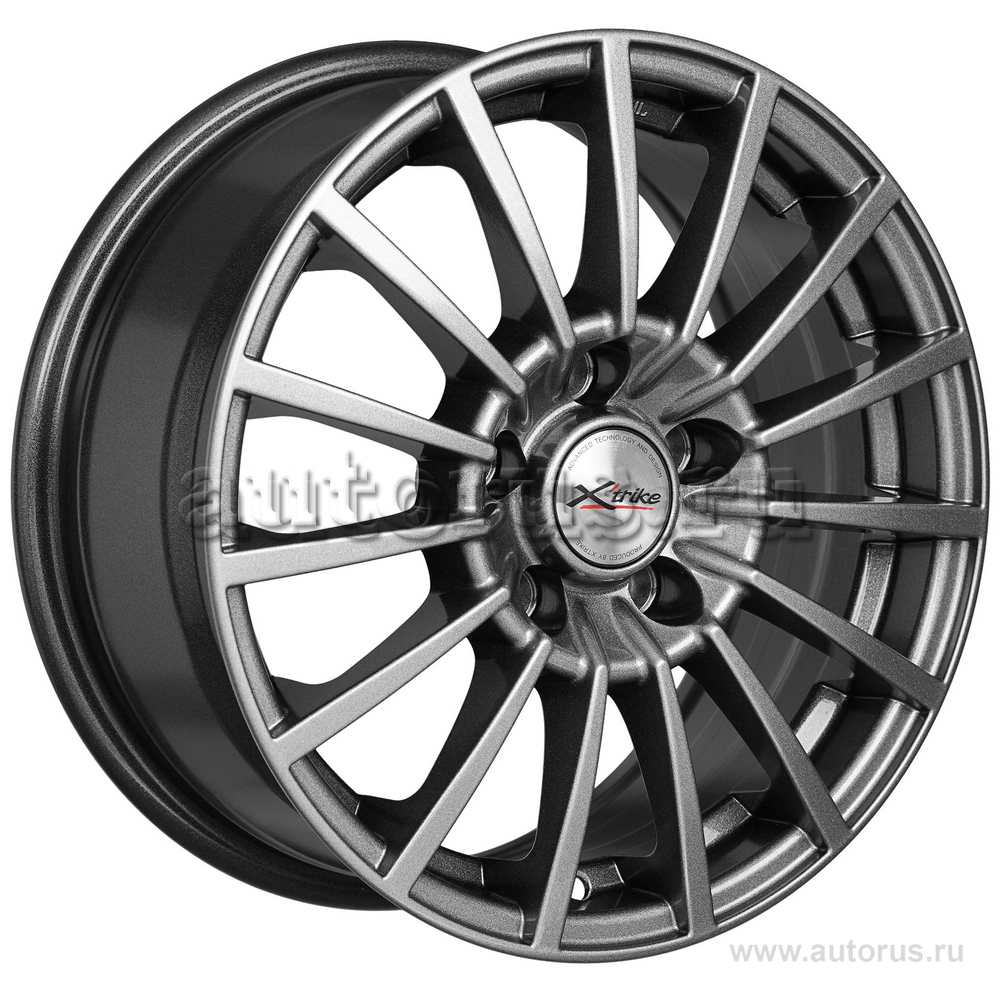 Диск литой R15 6.5J 5x114.3/67.1 ET38 X-trike X-106 HB 3928 X-trike ...