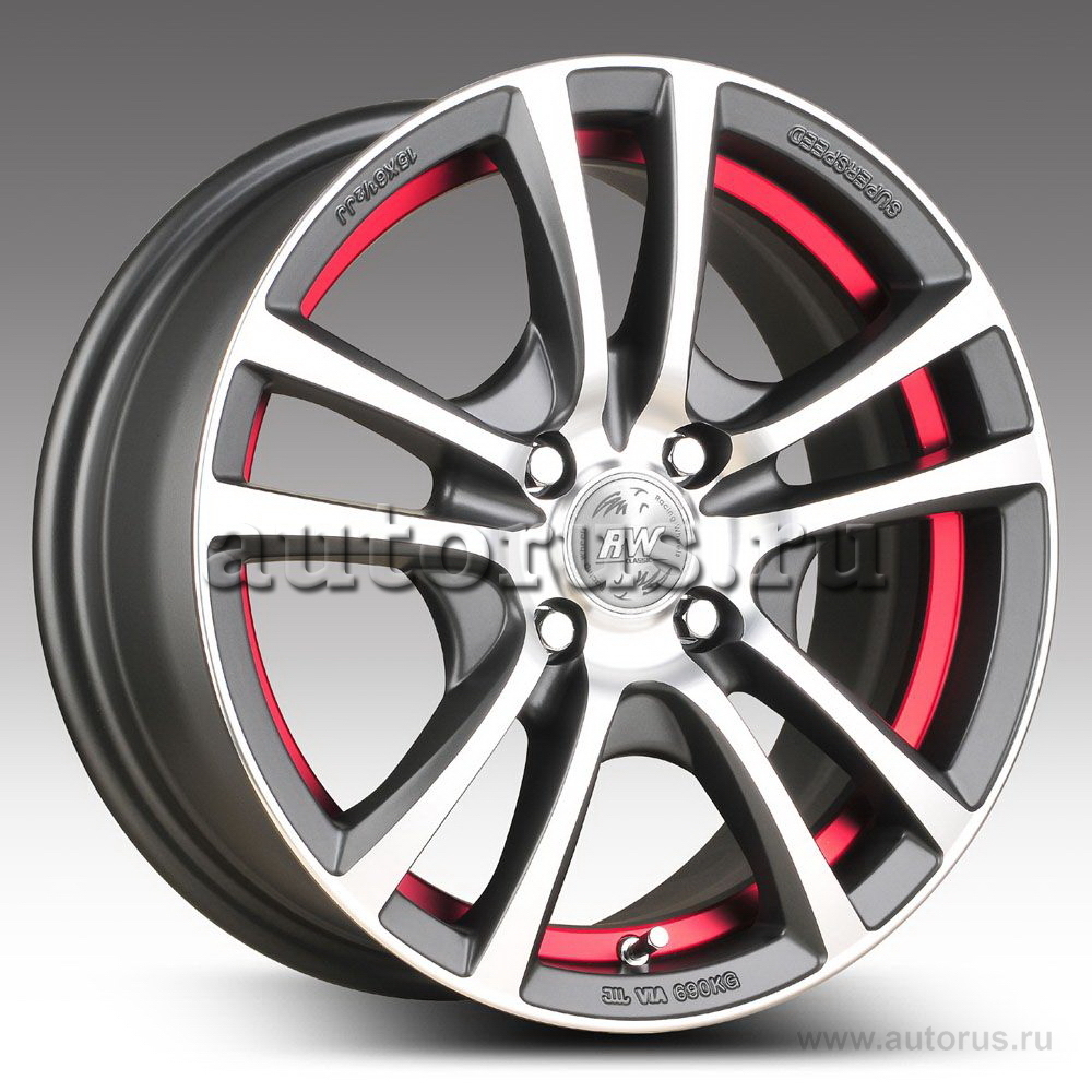 Диск литой R16 7J 4x98/58.6 ET38 RACING WHEELS Classic H-346 DDN-IRD F ...