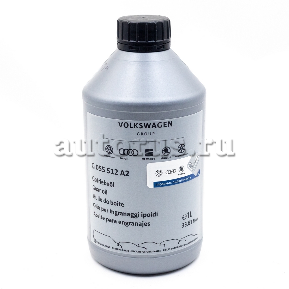 Масло трансмиссионное VAG GEAR OIL GL-4/GL-5 1 л G 055512A2 VAG артикул ...