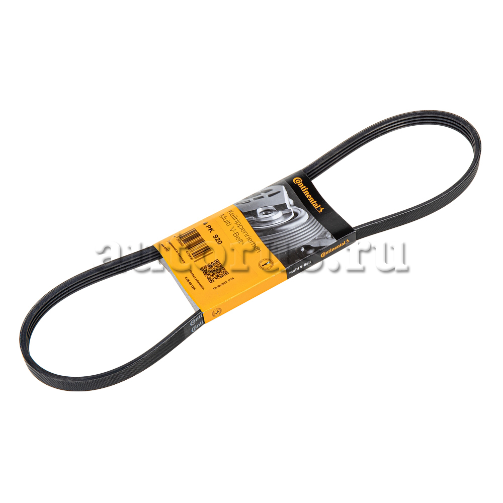 Ремень поликлиновый CONTITECH 4 PK 920 Continental артикул 4 PK 920 ...