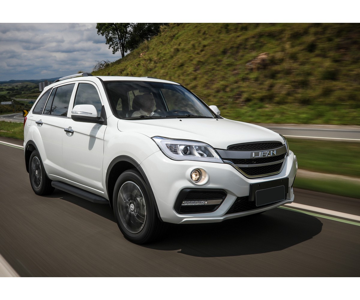 Порог алюминиевый "Premium-Black" Lifan X60 I рестайлинг 2 Черный Rival ...