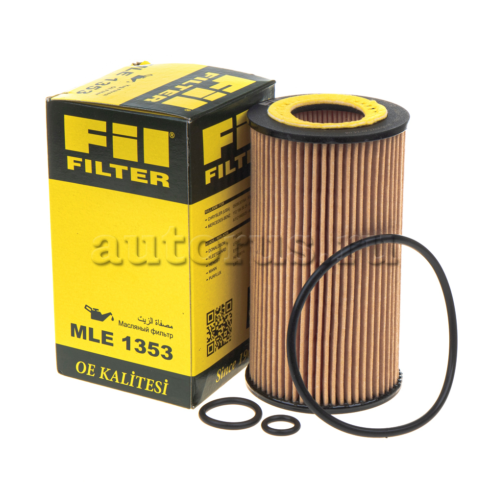 Фильтр масляный MB mot.OM611/OM612/OM646 FIL FILTER MLE1353 FIL FILTER ...