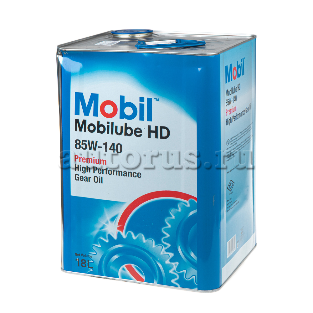 Масло трансмиссионное MOBIL Mobilube HD 85W-140 минеральное 18 л 155426 ...