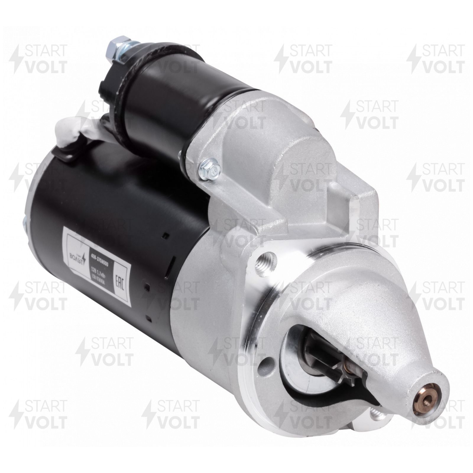 Стартер для а/м ГАЗ/УАЗ с дв. ЗМЗ-405/406/409 (ан. 5742.3708) 1,7кВт STARTVOLT LSt 0306X ...