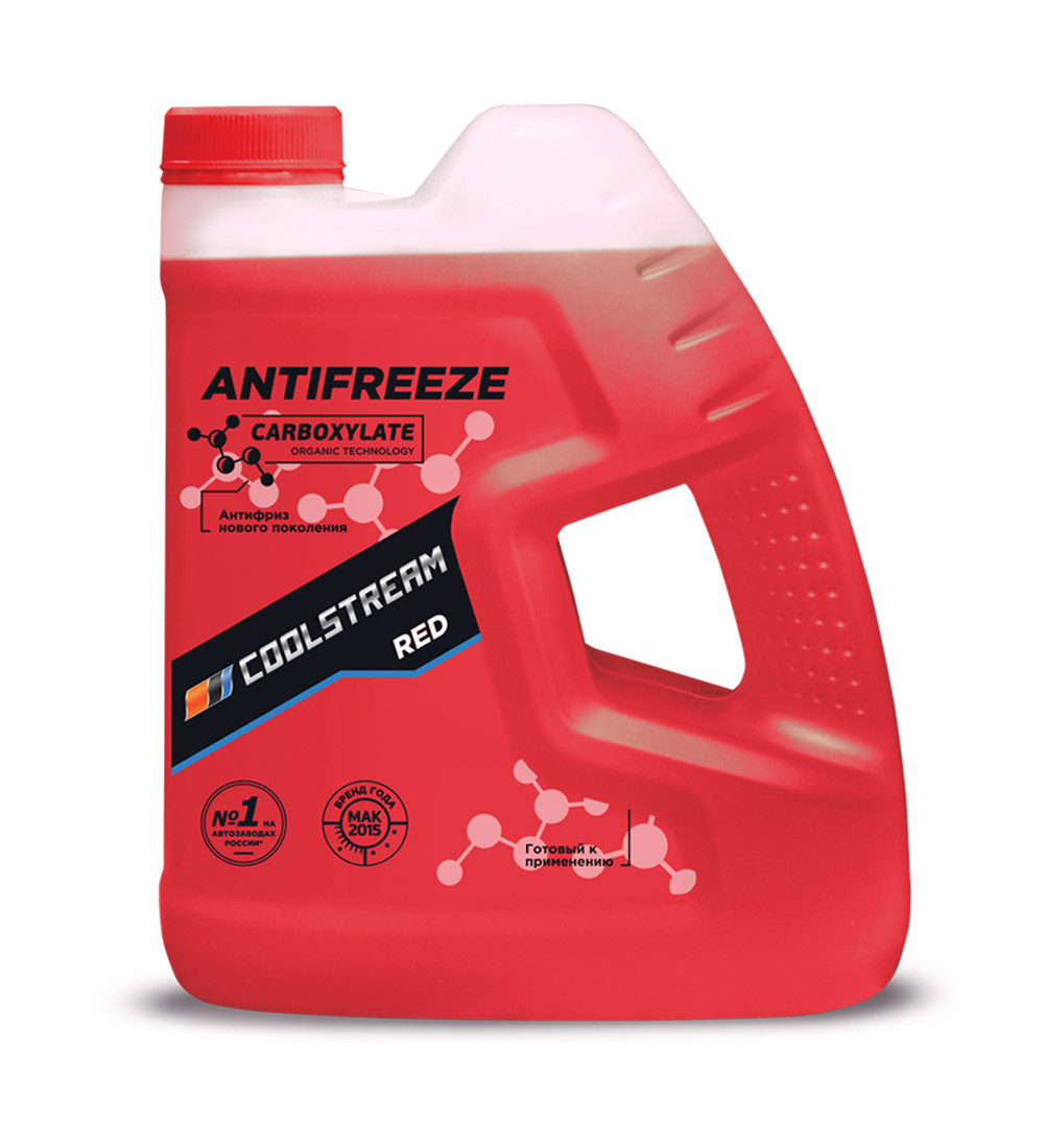 Антифриз CoolStream RED G12+ готовый -40 красный 4 л CS-010909-RD CoolStream артикул CS-010909 ...