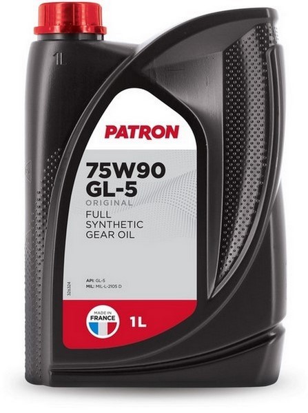 Масло трансмиссионное PATRON Gear Oil синтетическое 1 л 75W90 GL5 1L ...