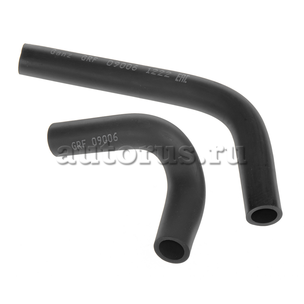 Патрубки отопителя (печки) ВАЗ 2101-07 (к-т 2 шт.) без хомутов GANZ GRF09006 GANZ артикул ...