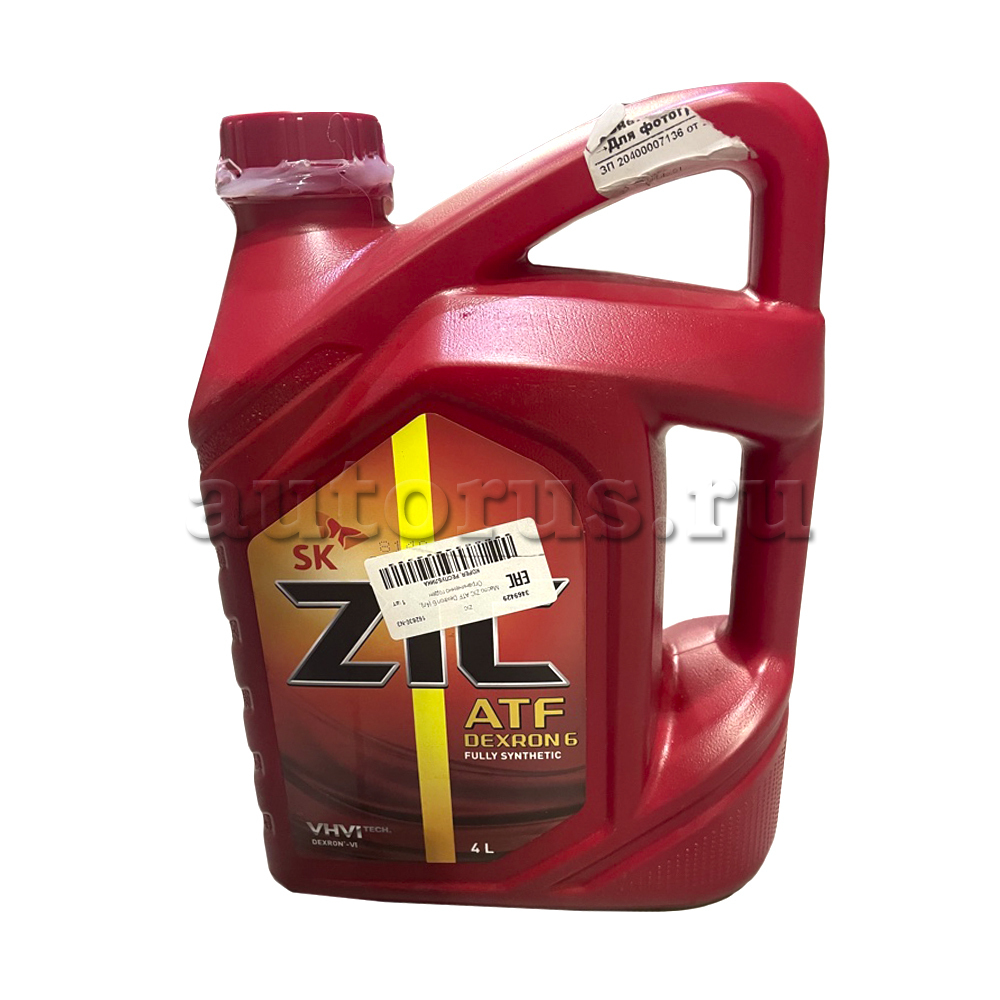 Уценка Масло трансмиссионное ZIC ATF Dexron 6 синтетическое 4 л 162630-N3 ZIC артикул 162630-N3 ...