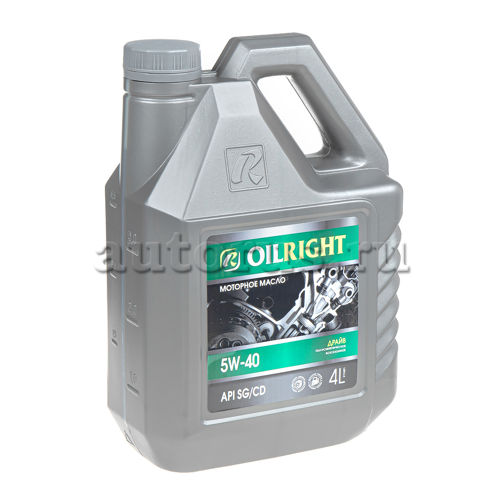 Масло OILRIGHT 5W40 SG/CD мот. п/с (4 л) 3113 OILRIGHT артикул 3113 ...
